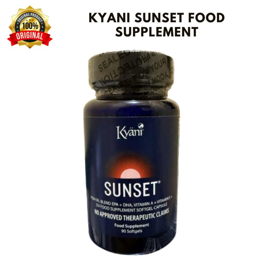 100% Authentic Kyani Sunset Food Supplements - 90 Softgels | Shopee ...