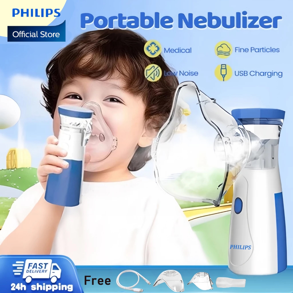 PHILIPS Nebulizer Portable Rechargeable For Asthma nebulizer machine ...