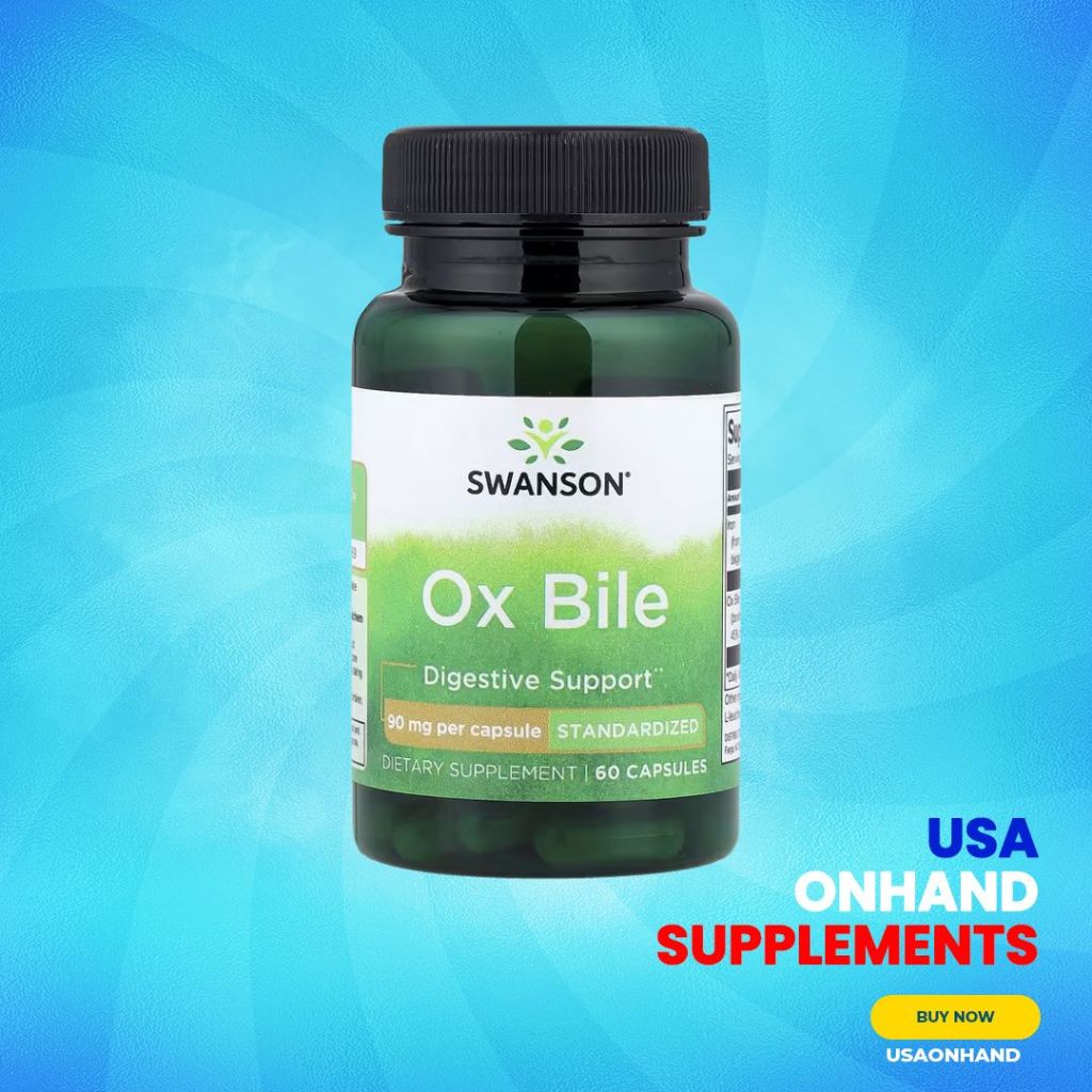 USA Onhand | Swanson, Ox Bile ( Digestive Support, Liver & Gallbladder ...