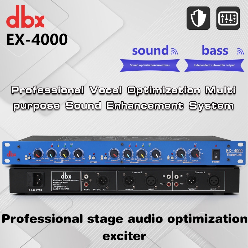 dbx EX-4000 Professional 2 stereo channels 4 mono channels aural ...