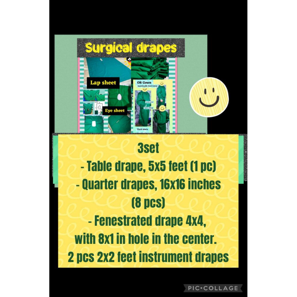 medical drape set autoclavable fabric | Shopee Philippines