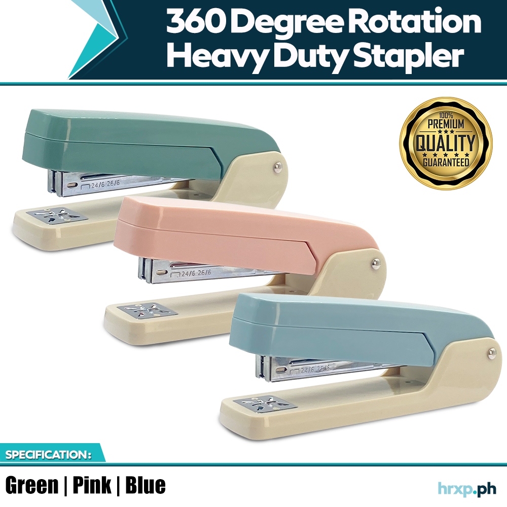 360 Rotating Swivel Stapler 24/6 & 26/6 Size Heavy Duty Rotation ...