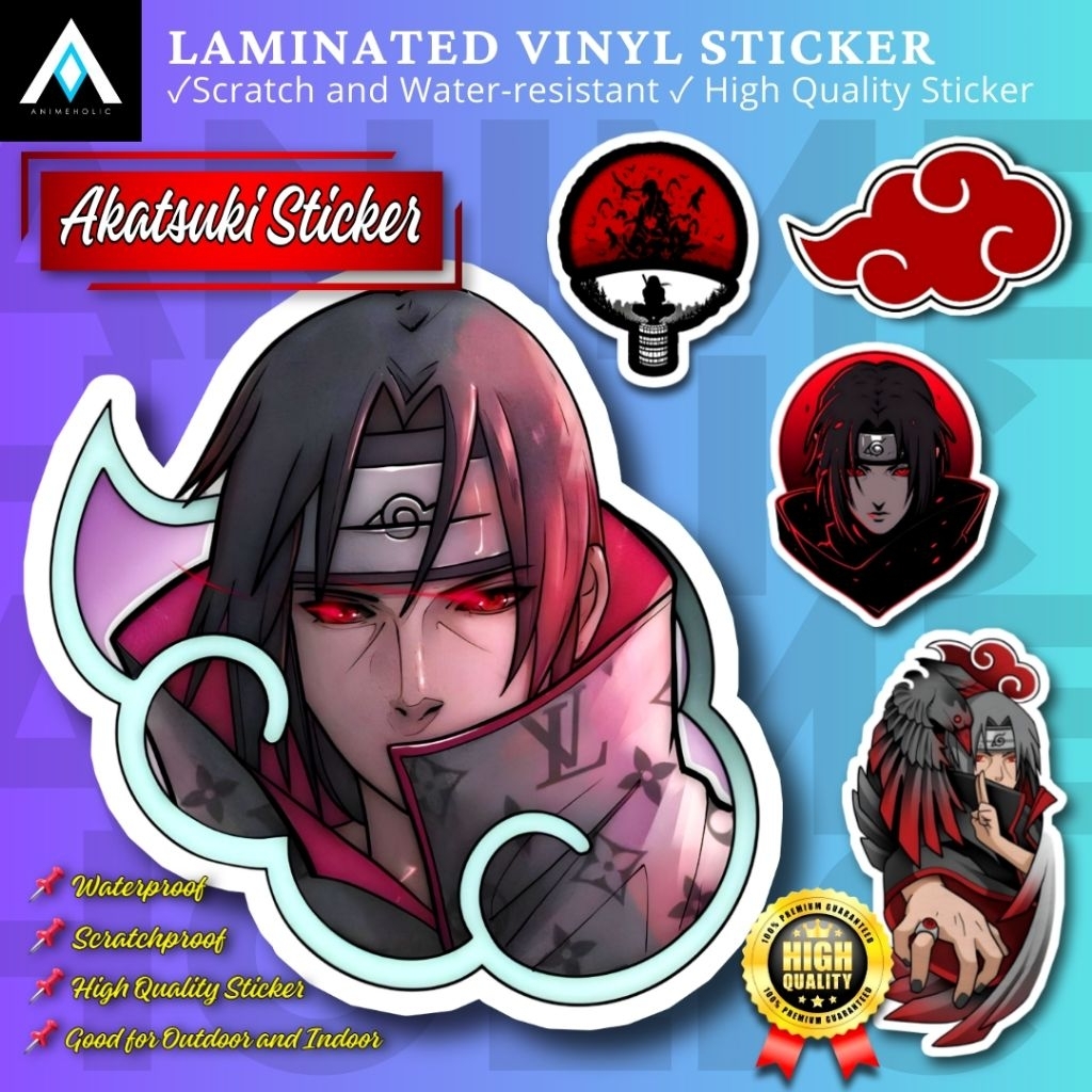 Akatsuki Sticker for Tumbler , Laptop, Motor, Car and more, Laminated ...