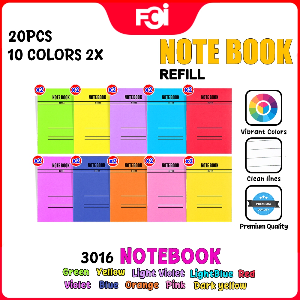 FCI Binder Filler Refillable Notebook For College School Pad Binder ...