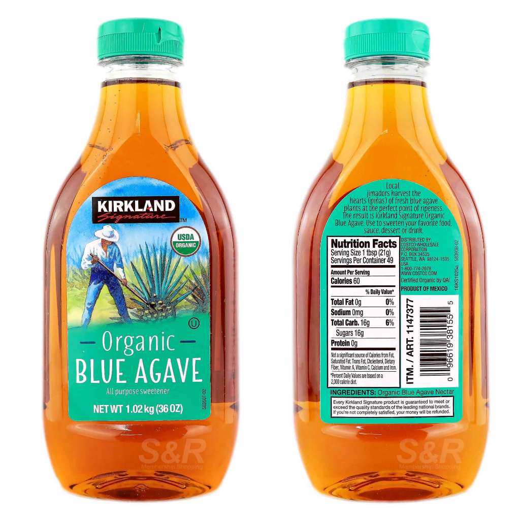 Kirkland Signature Organic Blue Agave Sweetener 1.02kg | Shopee Philippines