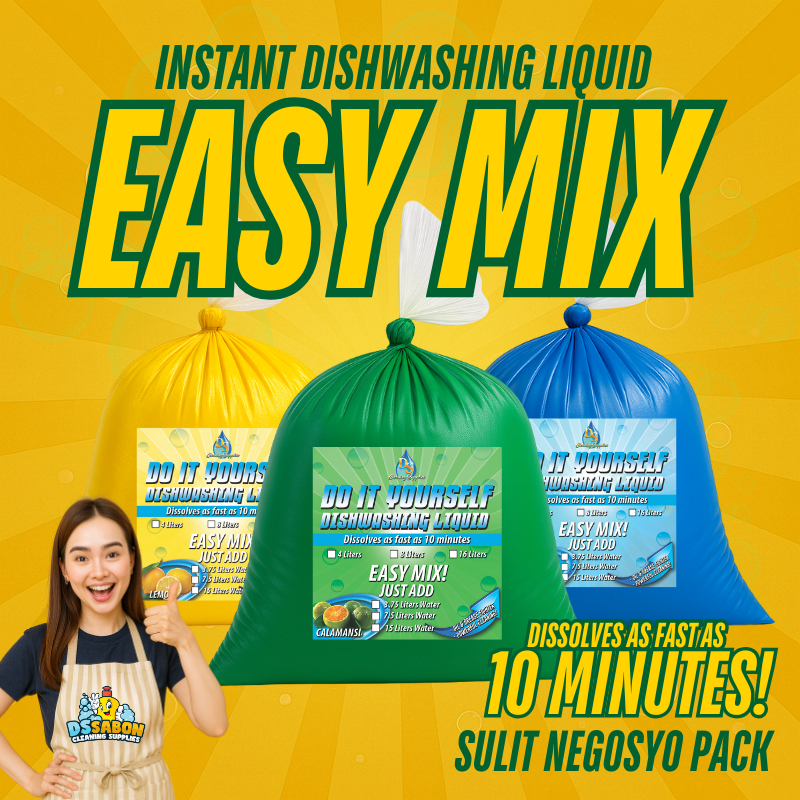 Easy Mix DIY Dishwashing Liquid Kit | Just Add Water 4L 8L 16L Yield ...
