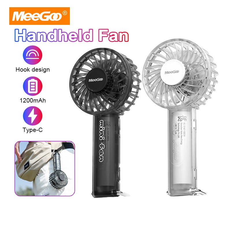 MeeGoo K50 Handle Fan Digital Display 100 Wind Power High Speed Kipas ...