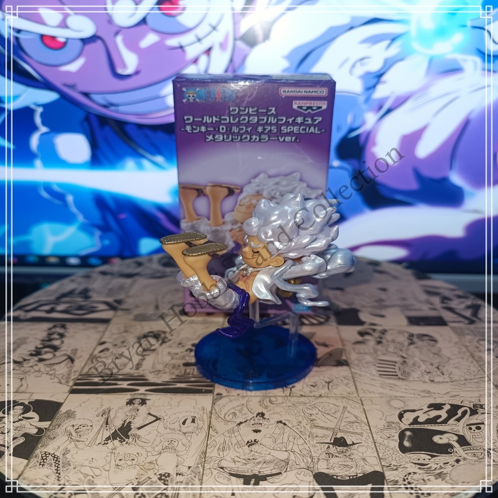 Authentic Monkey D. Luffy of One Piece WCF Gear 5 Ver. Metallic Color ...