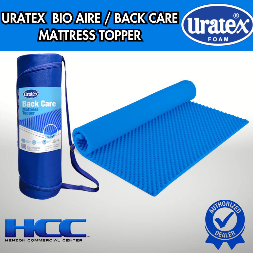 Uratex Back Care Mattress Topper | Bio Aire Egg Mattress Topper | 2 ...
