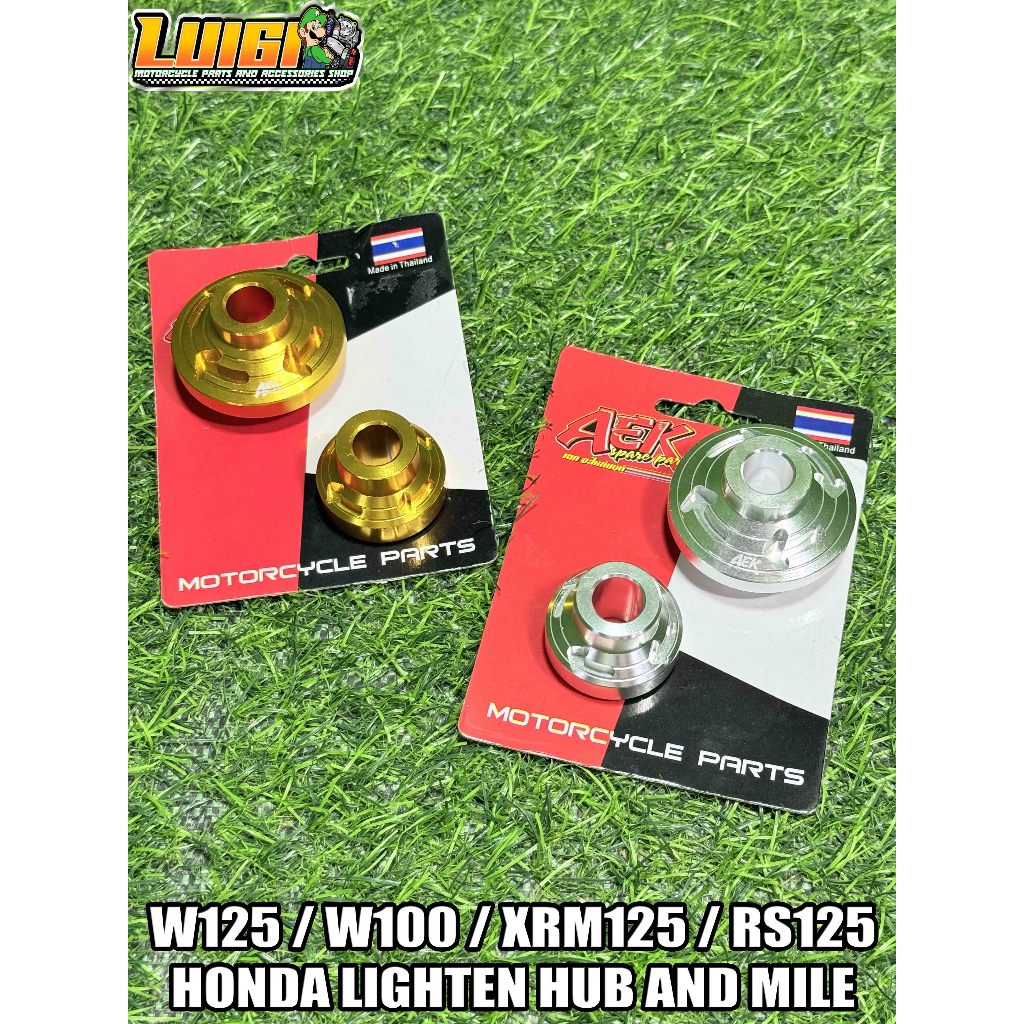 AEK HONDA WAVE 125 /WAVE 100 /XRM 125 /RS 125 LIGHTEN HUB AND MILE (NEW ...