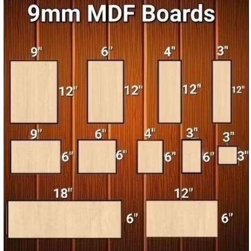 Quality MDF BOARD - Small Cuts (5pcs per order) | Shopee Philippines