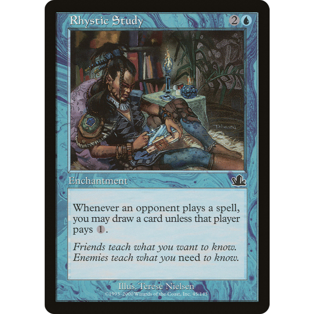 Rhystic Study pcy-45 MTG Proxy | Shopee Philippines