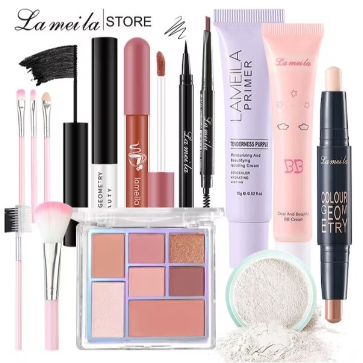 25PCS affordable for Beginner Face Makeup Set Full Face,. | Shopee ...