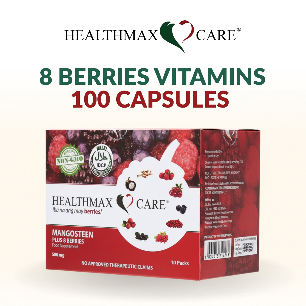 Healthmax Care Mangosteen Plus 8 Berries Vitamin Herbal Capsule Dietary ...