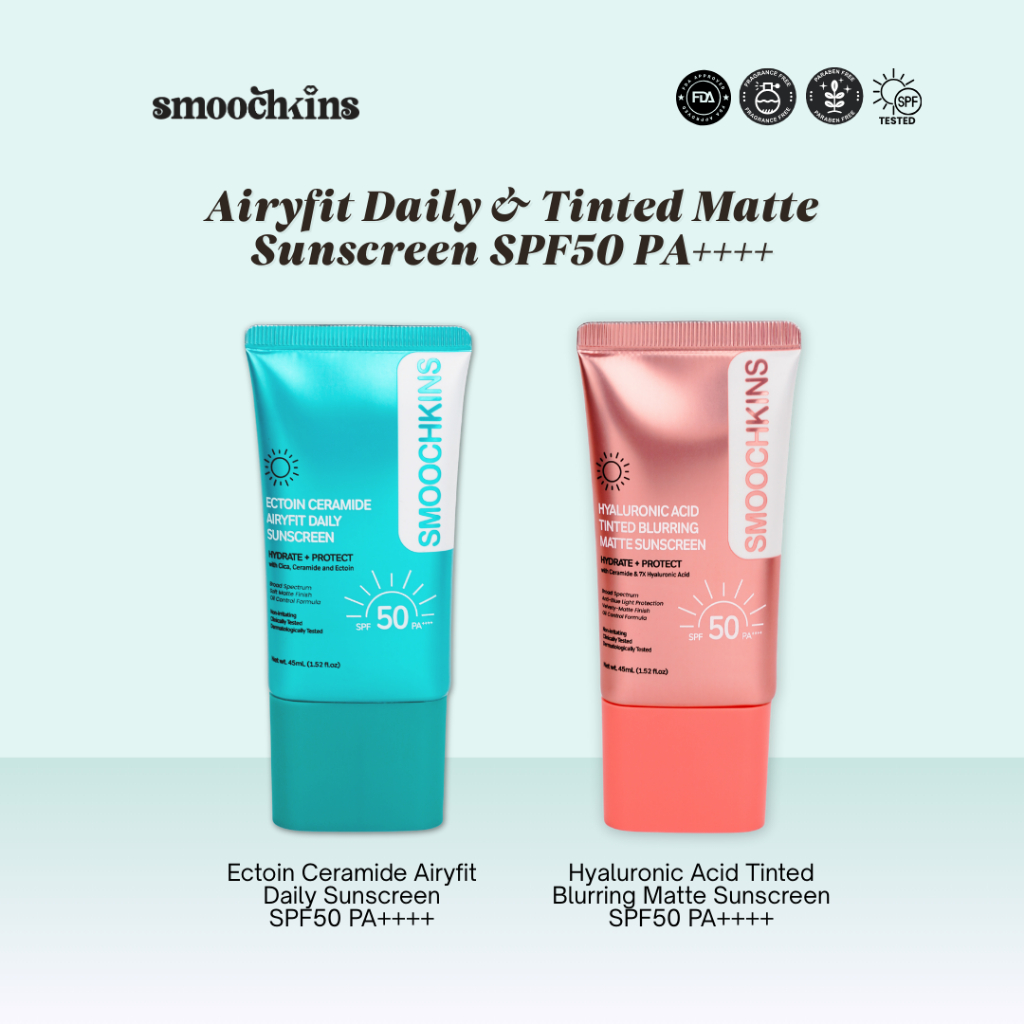 Smoochkins Airyfit Ectoin Ceramide Centella Asiatica and Tinted ...