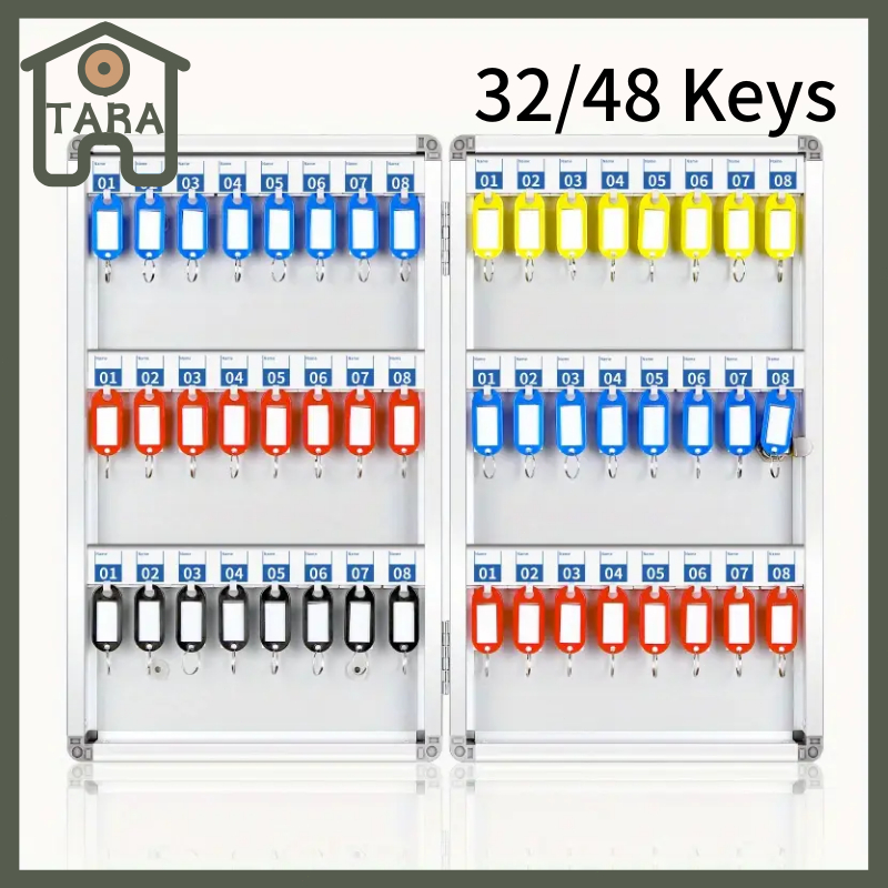 Key Lock Box Key Cabinet Organizer Wall Mount Key Safe Box Holder with ...