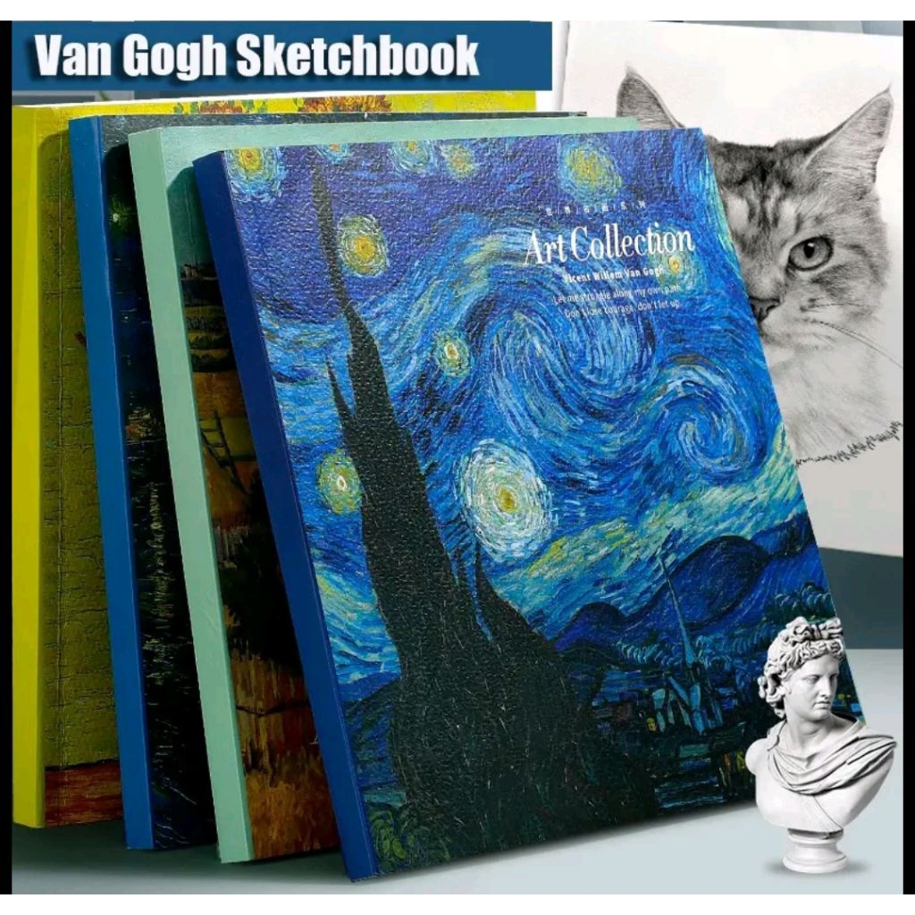 Van Gogh Sketchbook Thickened 20K Art Students Special Art Book Blank ...