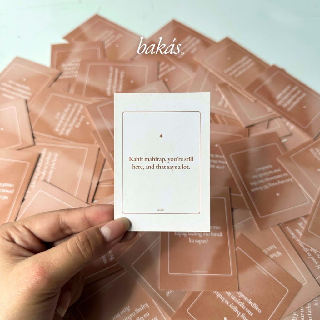 Comfort Cards: Kwentuhang Mental Health Deep Conversations 60 Questions + Motivational Quote ...