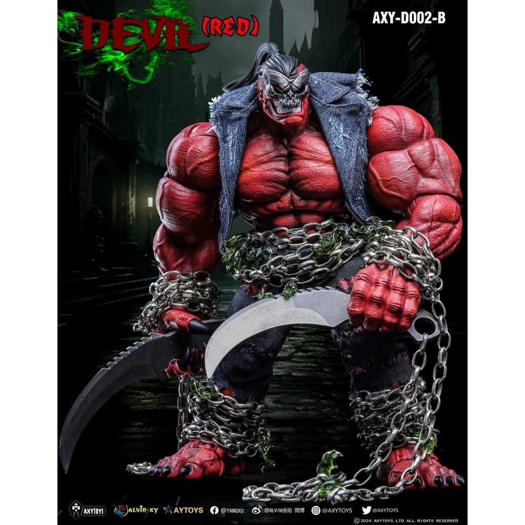 [In Stock] Axy Toys 1/12 D002B Scale Red Devil Action Figure | Shopee ...