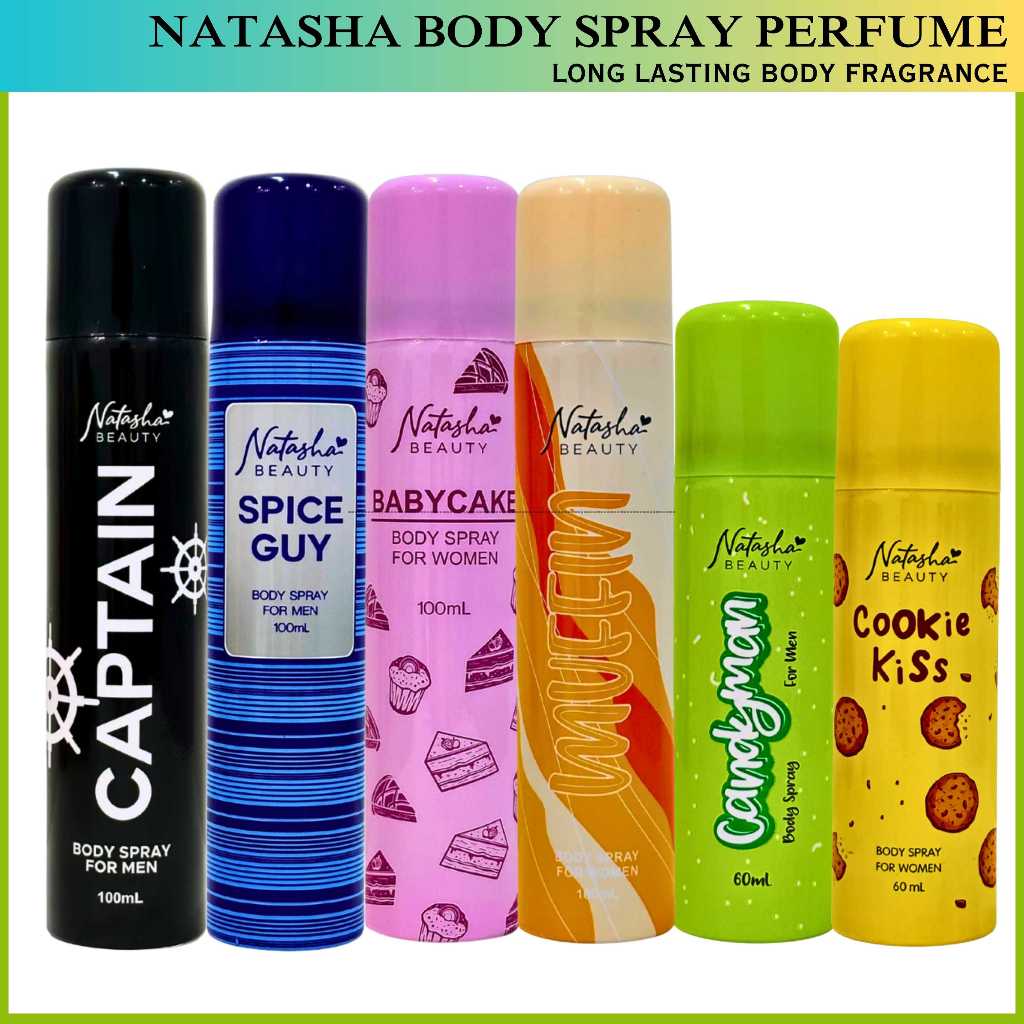 Natasha Body Spray Perfume | Long-Lasting Scent | Captain Baby Cake ...