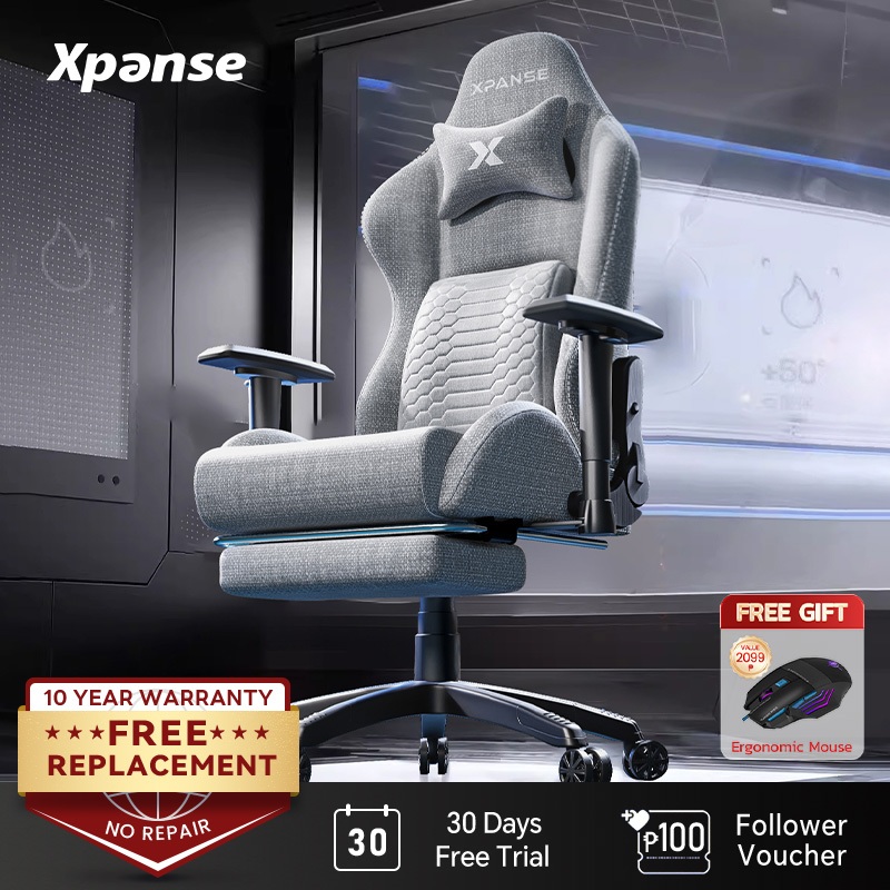 Xpanse Adaptive Lumbar Ergonomic Gaming Chair Computer Office Chair ...
