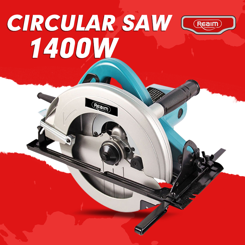REAIM Circular Saw Power Tool Wood Table Saw Cutting Machine 1400W ...