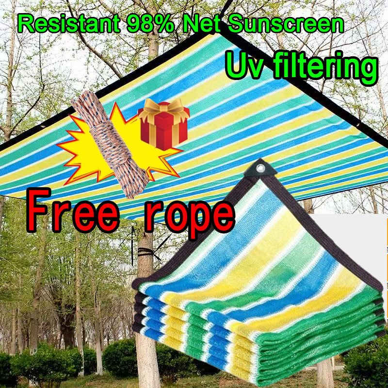 Colorful Net Shade Anti UV 95% Outdoor Sunshade Net Garden Net Farm Net ...