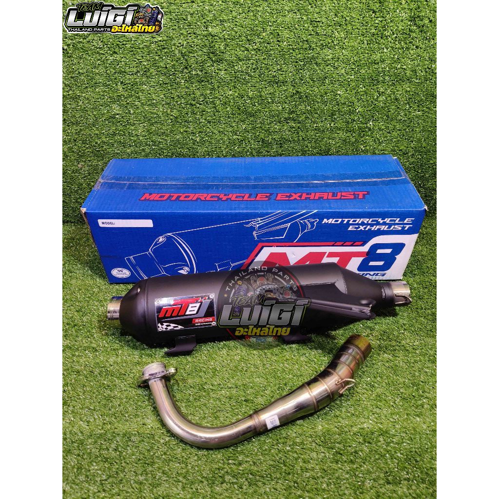 YAMAHA MIO I 115 / MIO SOUL 115 MT8 POWER PIPE REBIT EMBLEM STAINLESS ...
