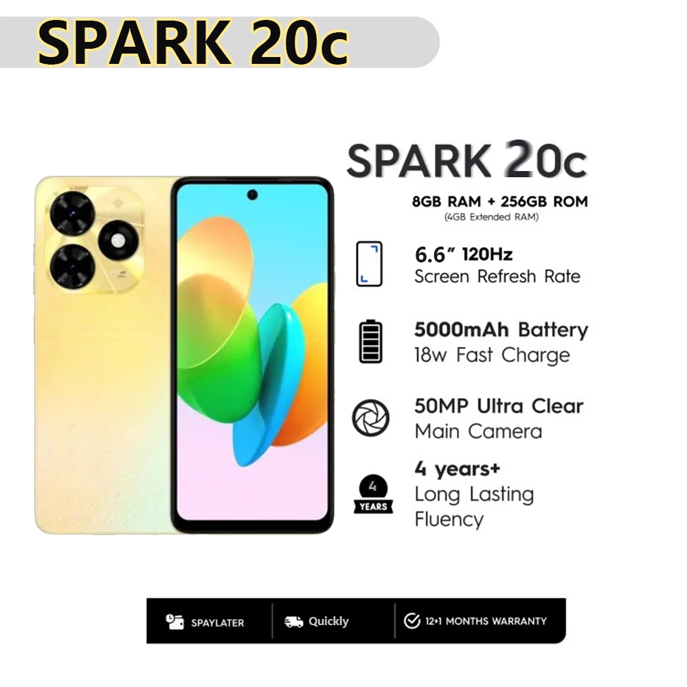 [NEW]Spark 20C Smartphone 16+512GBOctacore Processor50MP Dual Rear ...