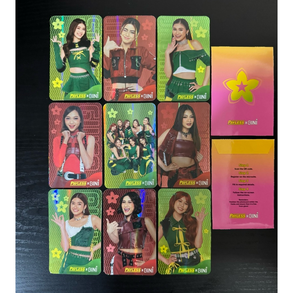 Payless X BINI OFFICIAL Photocard [ONHAND] | Shopee Philippines