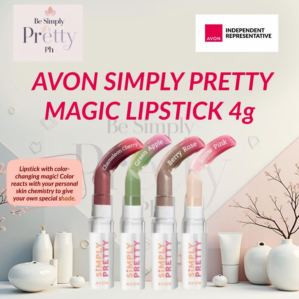 AVON SIMPLY PRETTY MAGIC LIPSTICK 4g | Shopee Philippines