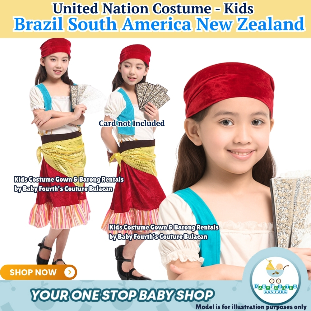BFC United Nation Brazil South America New Zealand Costume for Kids ...