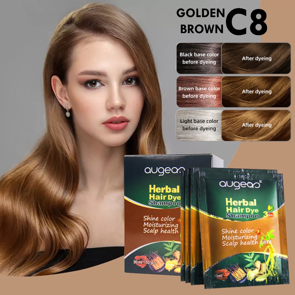 AUGEAS 30ML FDA Approved Buy One Take One Hair Color Hair Dye Shampoo Original | Shopee Philippines