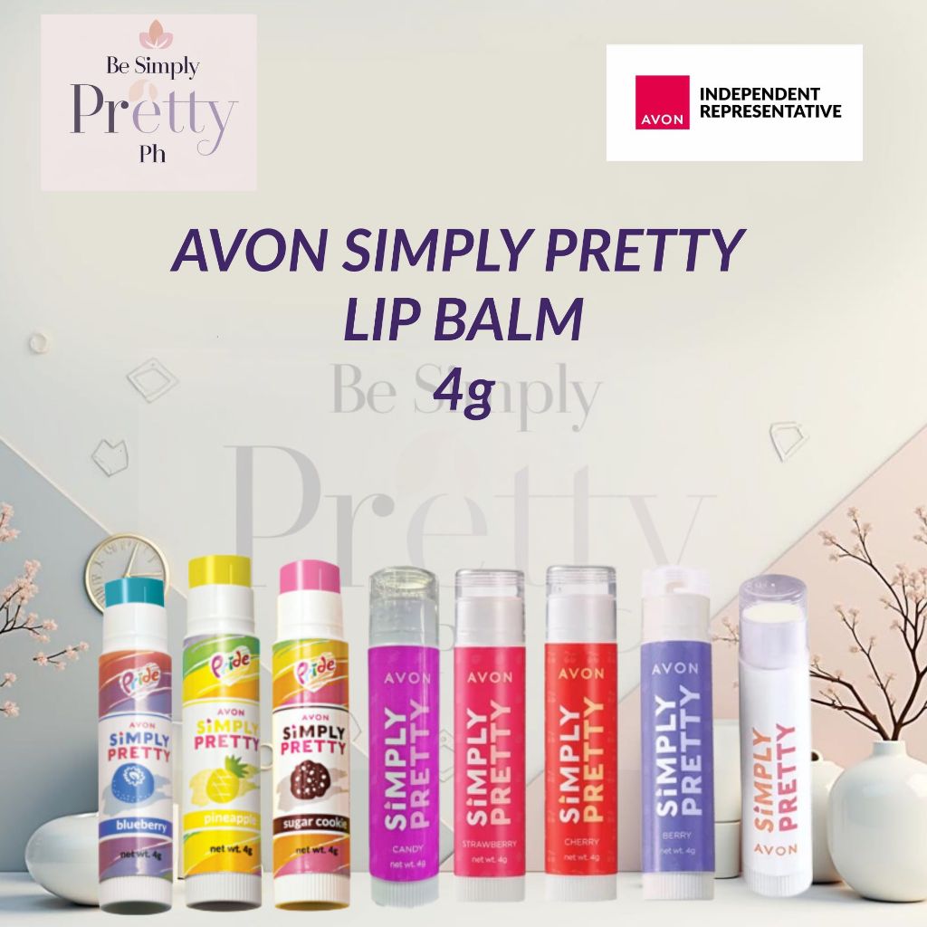 AVON SIMPLY PRETTY HOLIDAY FLAVORS MOISTURIZING LIPSTICK 4g | Shopee ...