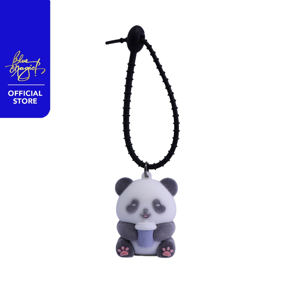 Blue Magic Velvet Panda Keychain | Shopee Philippines