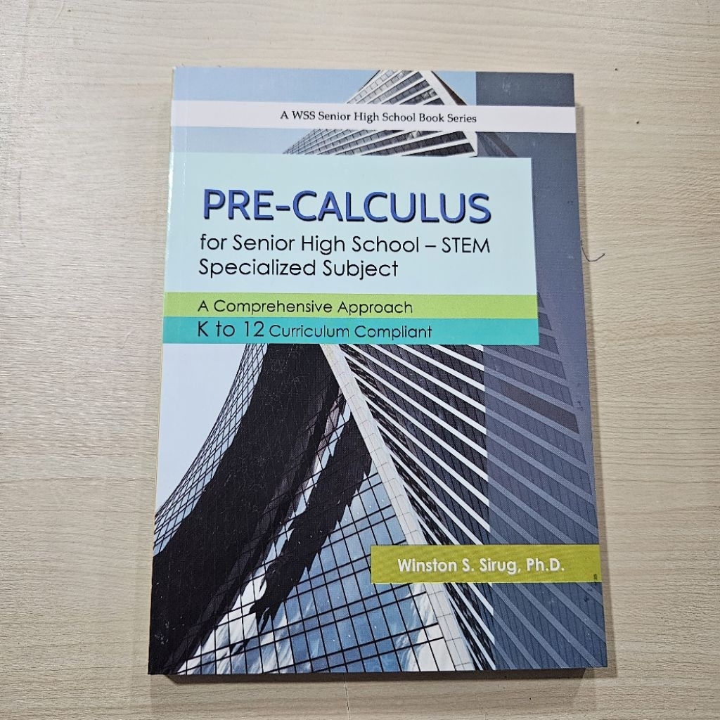 Pre Calculus for Senior High School-Steam Specialized Subject By ...