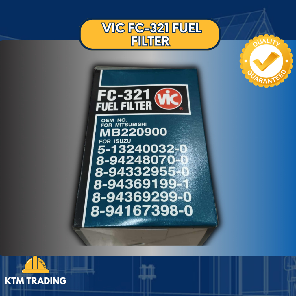FC-321 VIC Fuel Filter Mitsubishi L300, Mitsubishi Adventure ...