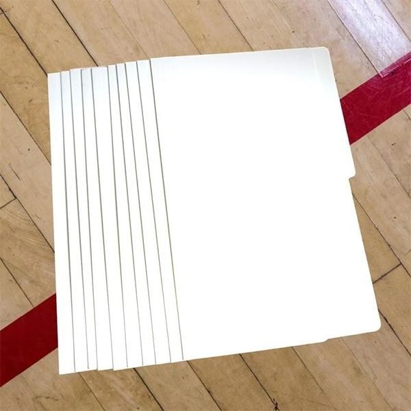 10 Pcs A4 Of White Document Folders Standard Letter Size Portable File ...