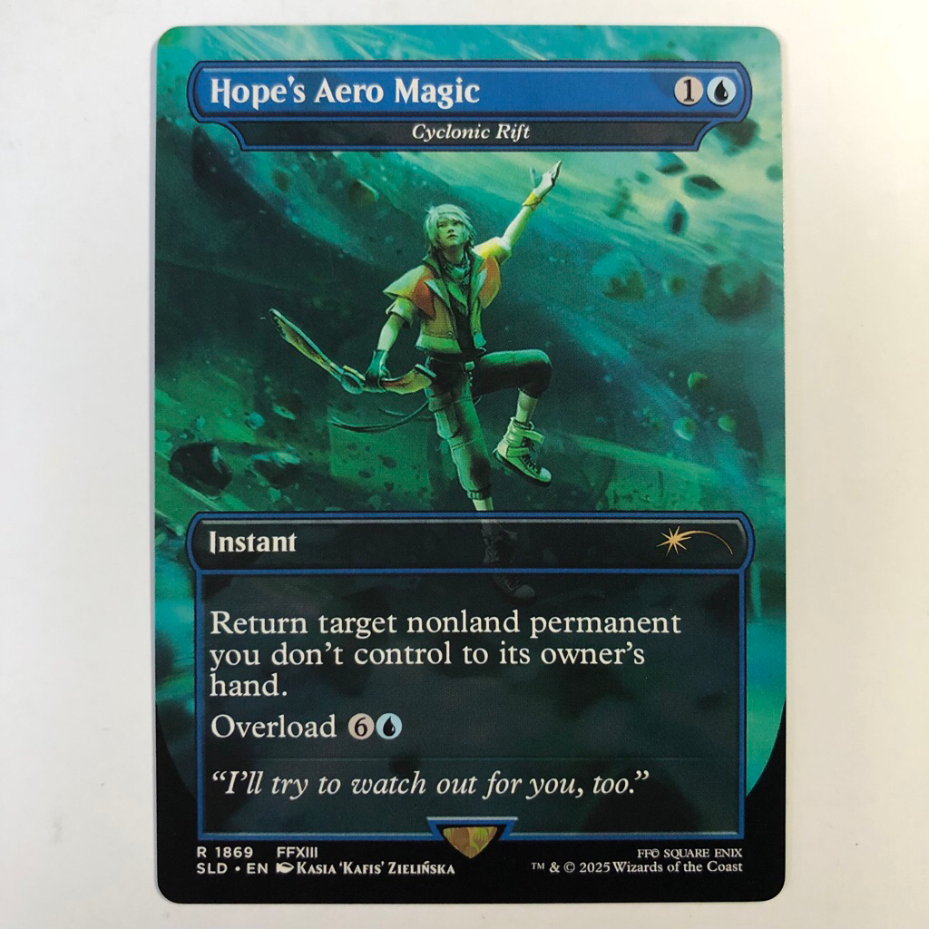 Playtest Card - Hope's Aero Magic / Cyclonic Rift (SLD) | Shopee ...
