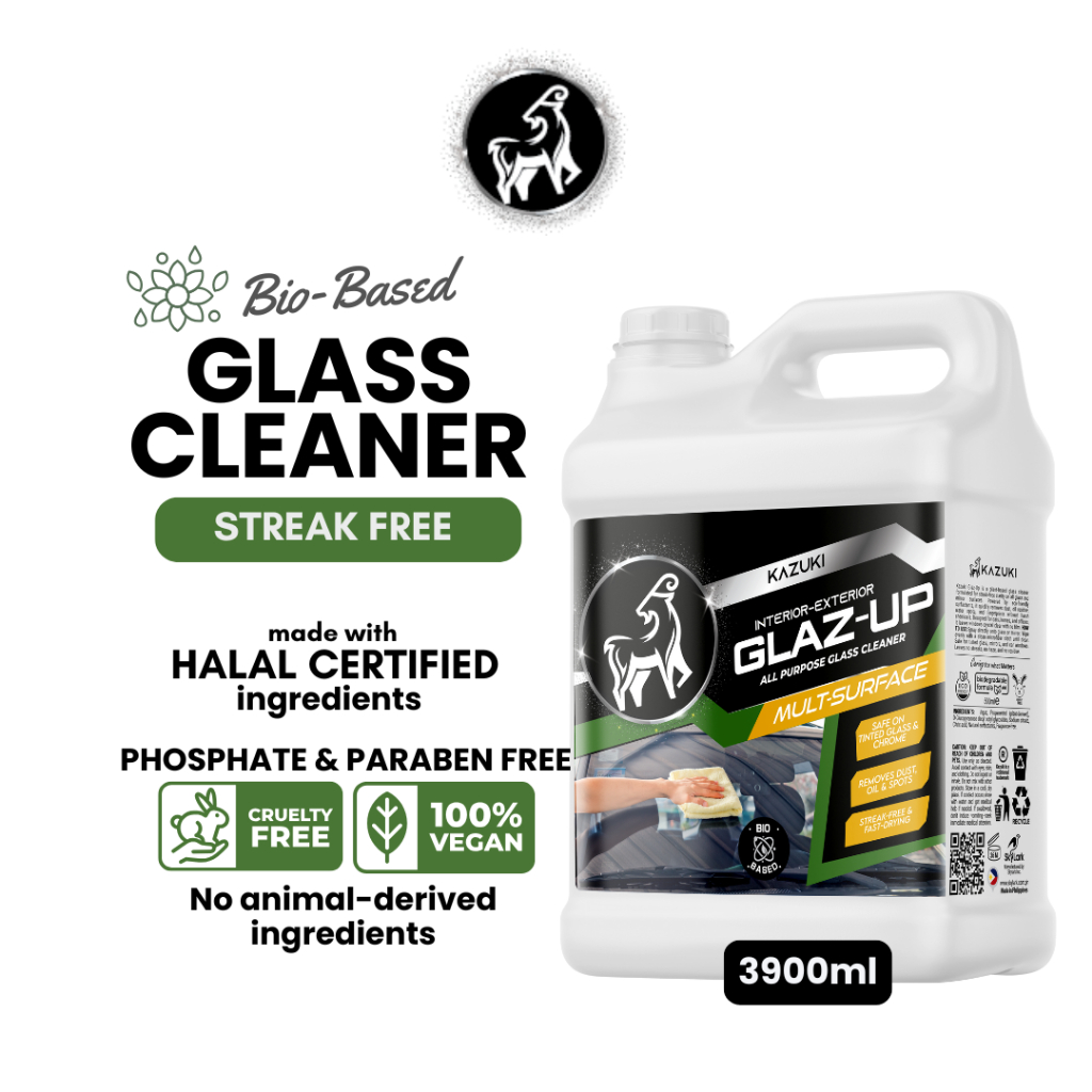 Ammonia-Free Glass Cleaner – Plant-Based Streak-Free Spray for Windows ...