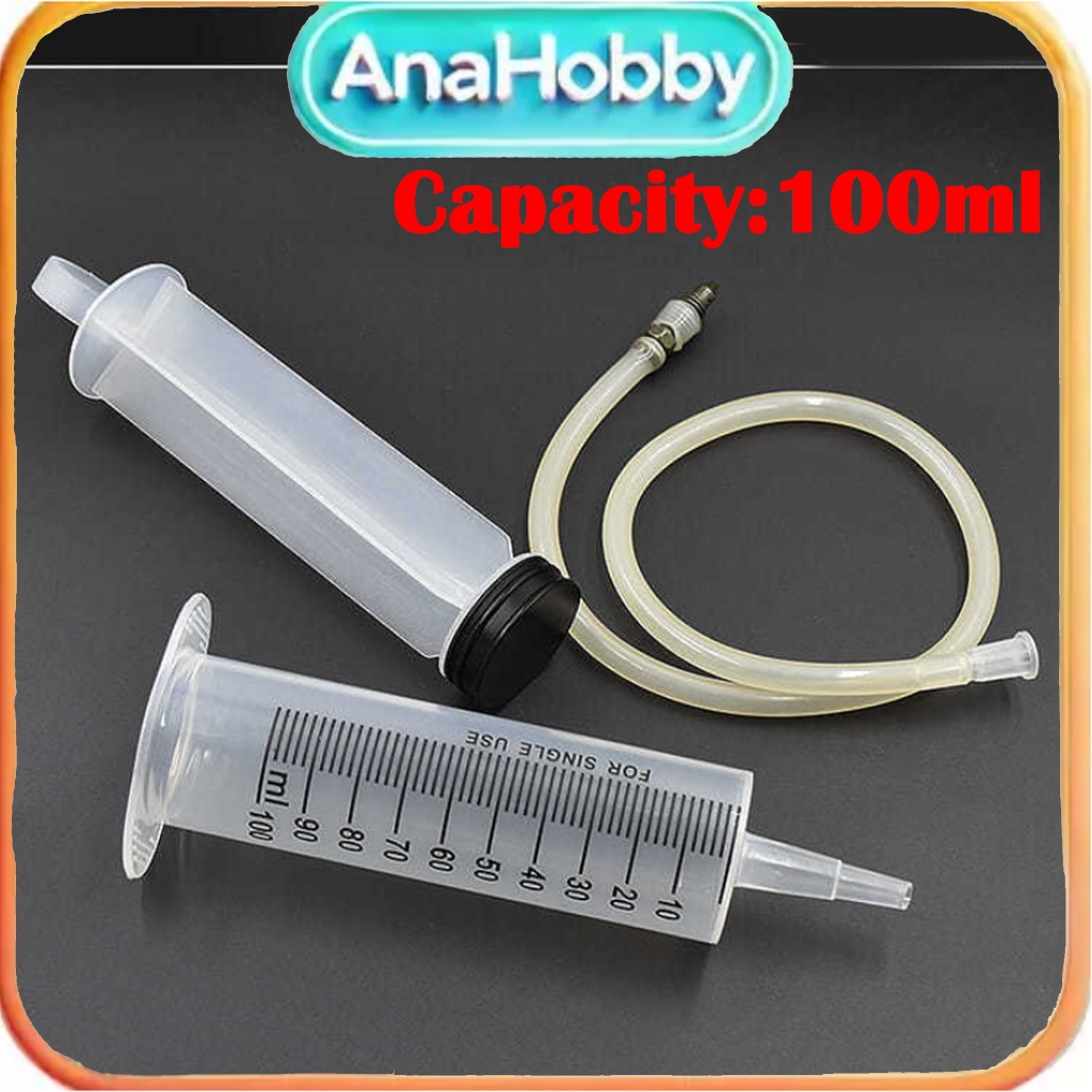 100ml Motorcycle Brake Bleeder Syringe Tool Hydraulic Oil Caliper ...