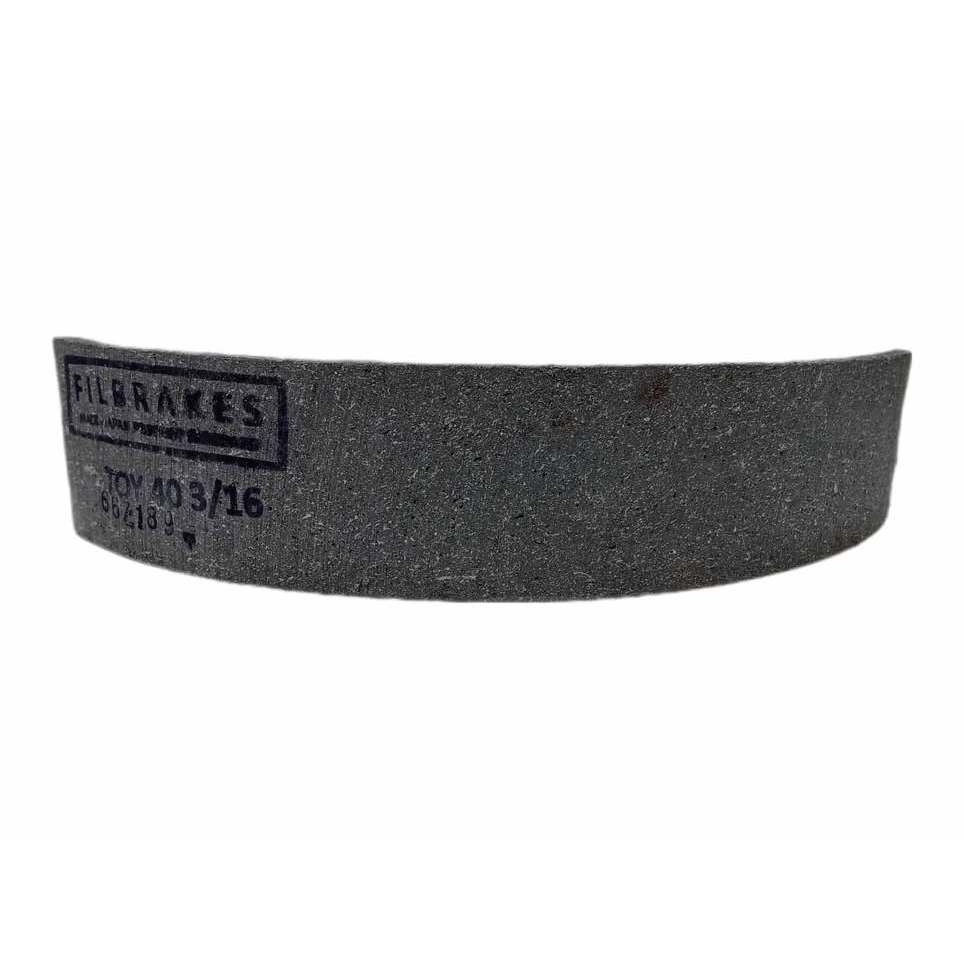 TOY 40MM (3/16) Rubberized Brake lining, 8pcs per set, Filbrakes Mfg ...