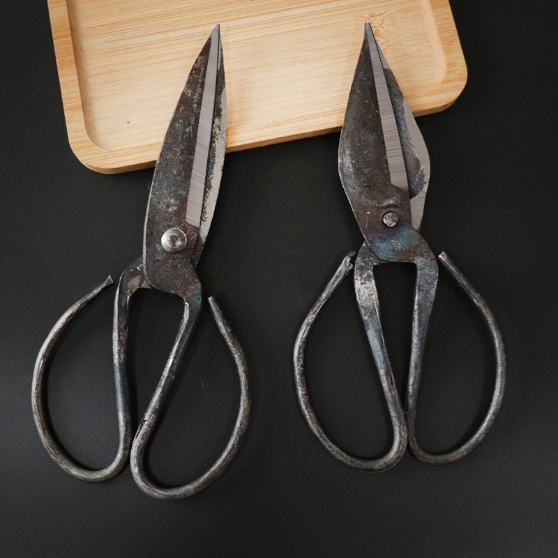 Hand-Forged Vintage Household Scissors Traditional All-Iron Scissors ...