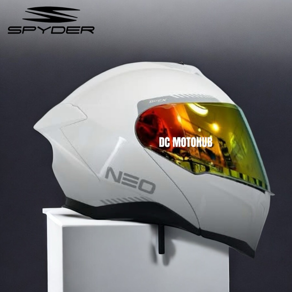 Spyder Neo Apex Modular Helmet with Dual Visor with Free Clear Lens ...