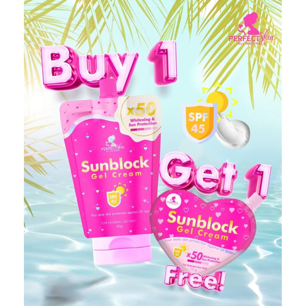 Perfect Skin Sunblock Sunscreen Gel Cream and Twinpack Tinted BB ...