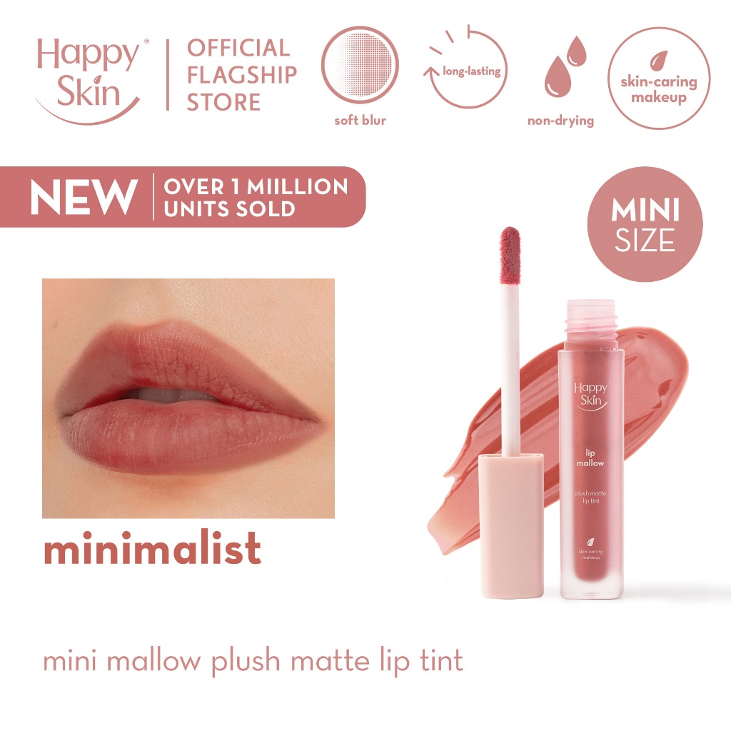 Happy Skin Mini Lip Mallow Plush Matte Lip Tint | Shopee Philippines
