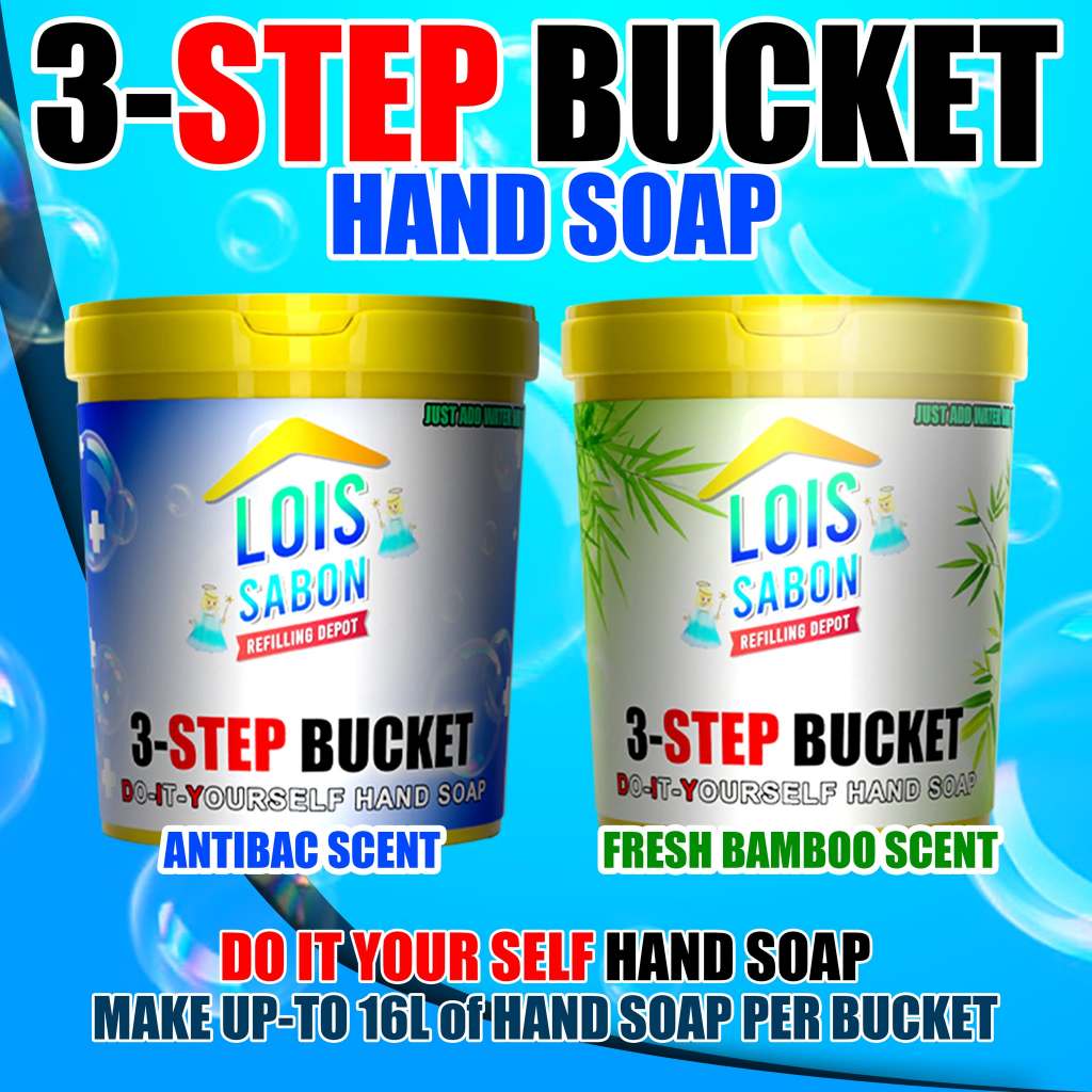 LOIS 3 STEP BUCKET HAND SOAP, DIY HAND WASH, MOISTURIZING, GENTLE ...