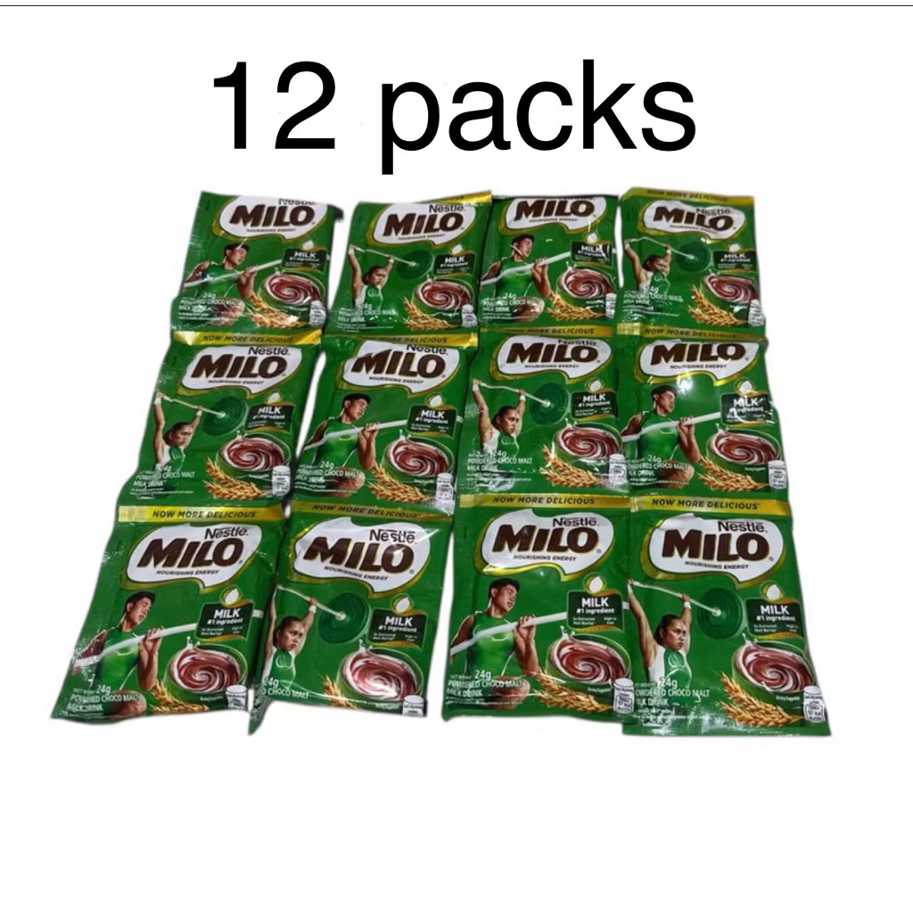 Nestle Milo Choco Malt Drink 24g X 12 Sachets | Shopee Philippines