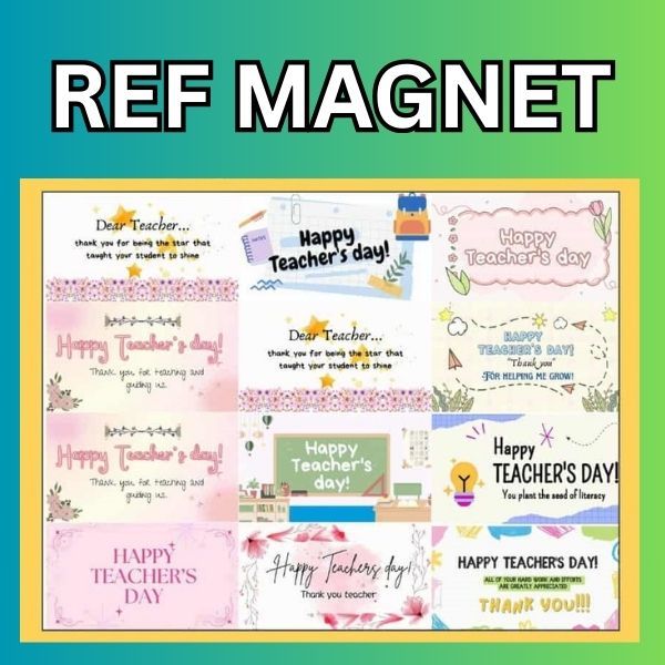 Ref Magnet (Personalize / Customize) | DIY Ref Magnet - Birthday ...