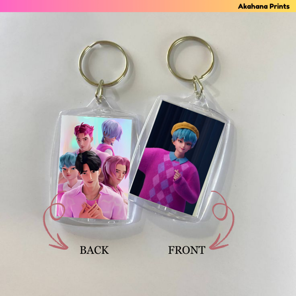 KPOP DEMON HUNTERS keychain | 4.5x3 cm | Shopee Philippines